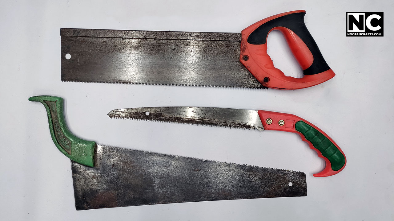 How to Use a Crosscut Saw? Woodworking Tips! | NootanCrafts