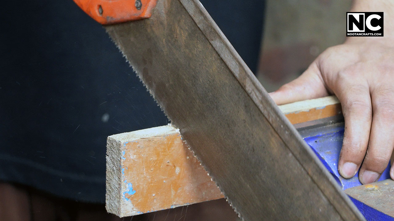 How to Use a Crosscut Saw? Woodworking Tips! | NootanCrafts